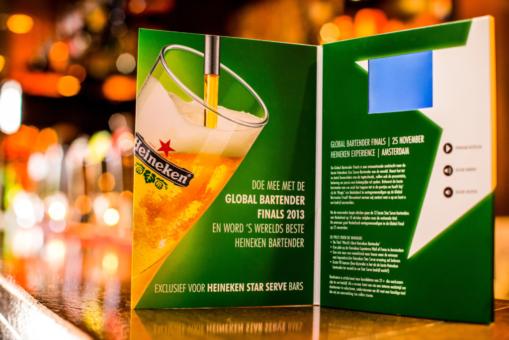 PixioCard example Heineken - Invitation