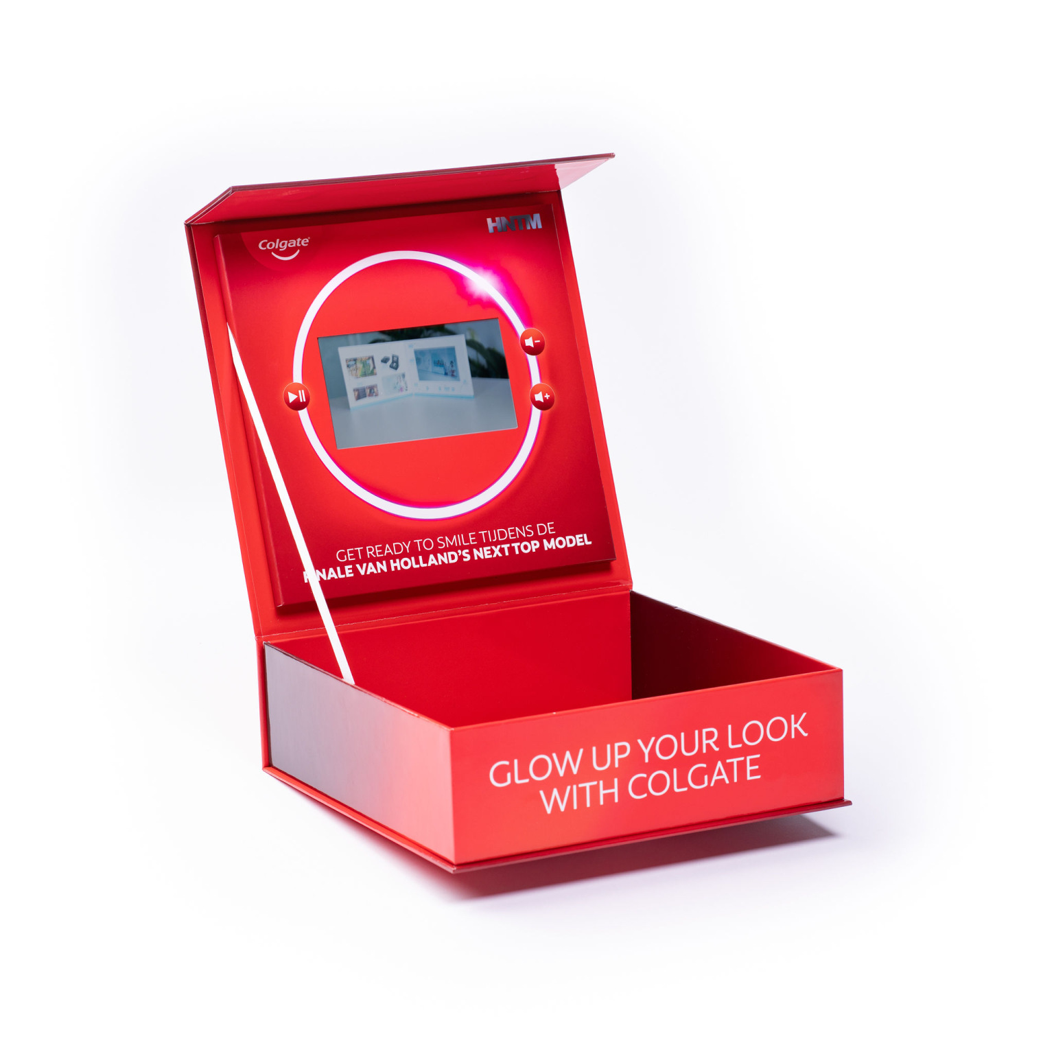 Brochure with LCD screen | Video + print in one | PixioCard